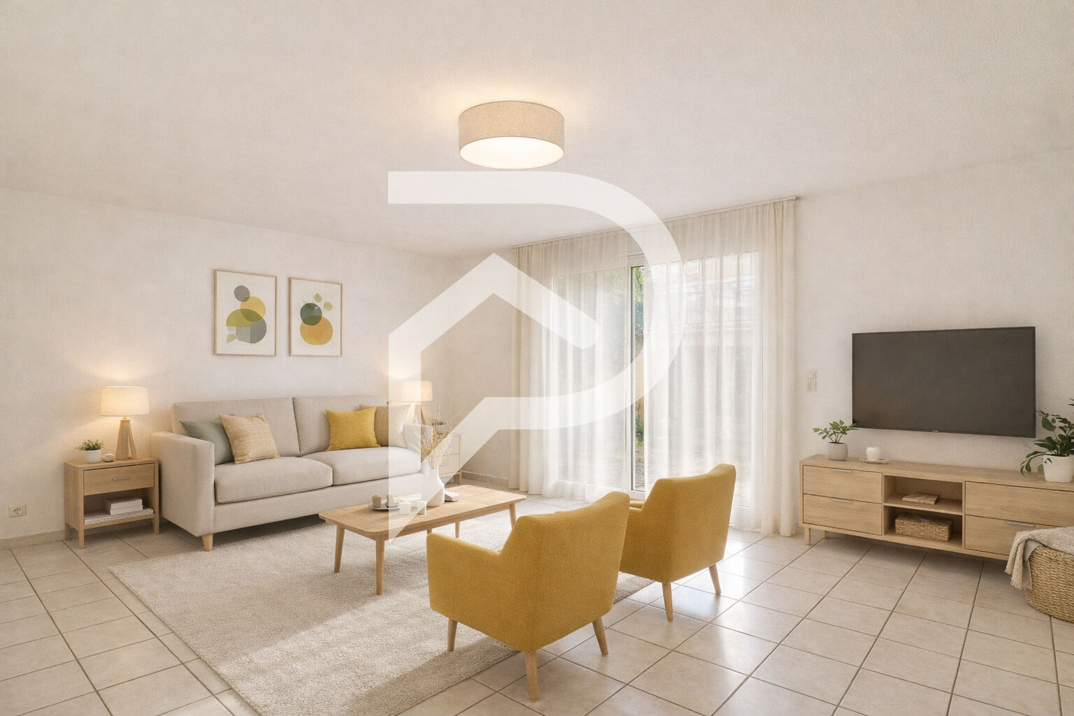 APPARTEMENT TYPE3 DE 68.78 m2 EN REZ DE JARDIN AVEC JARDINET BOX MANOSQUE - MANOSQUE